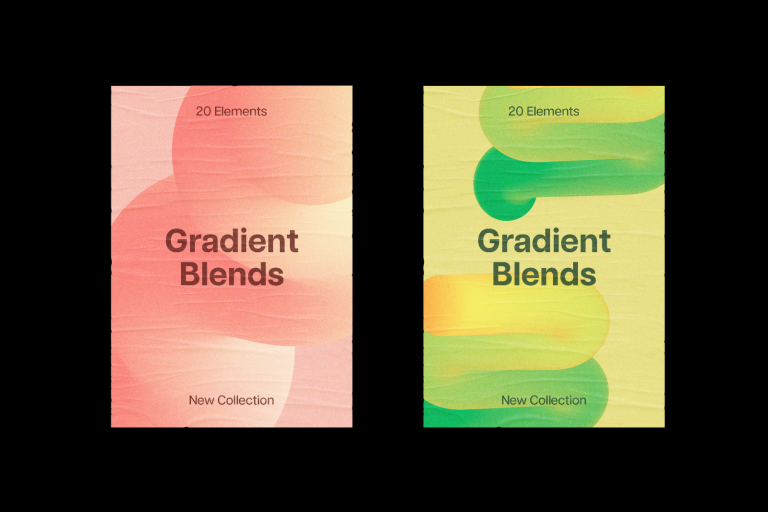 Blender: Gradient Blends Collection, Texture Graphic | Supply.Family