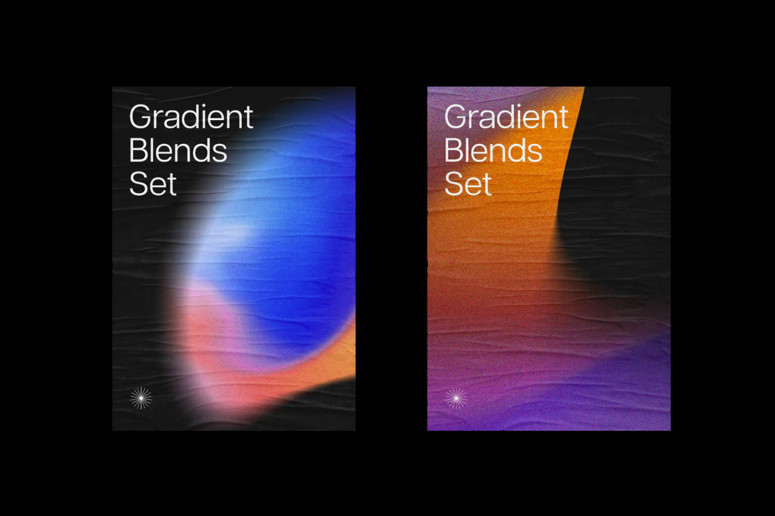 Chroma Gradient Shapes Collection, Texture Graphic | Supply.Family