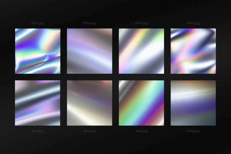 Transient 50 Iridescent Backgrounds, Texture Graphic | Supply.Family