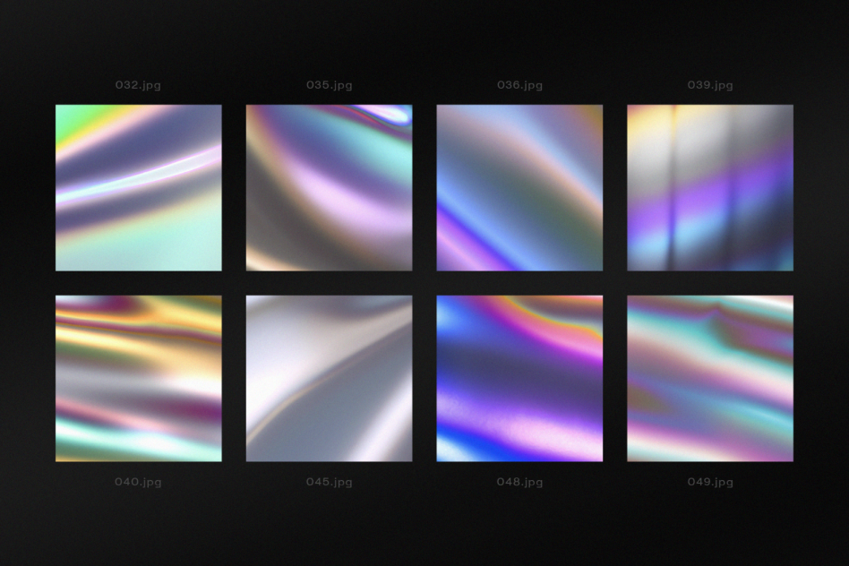 Transient 50 Iridescent Backgrounds, Texture Graphic | Supply.Family