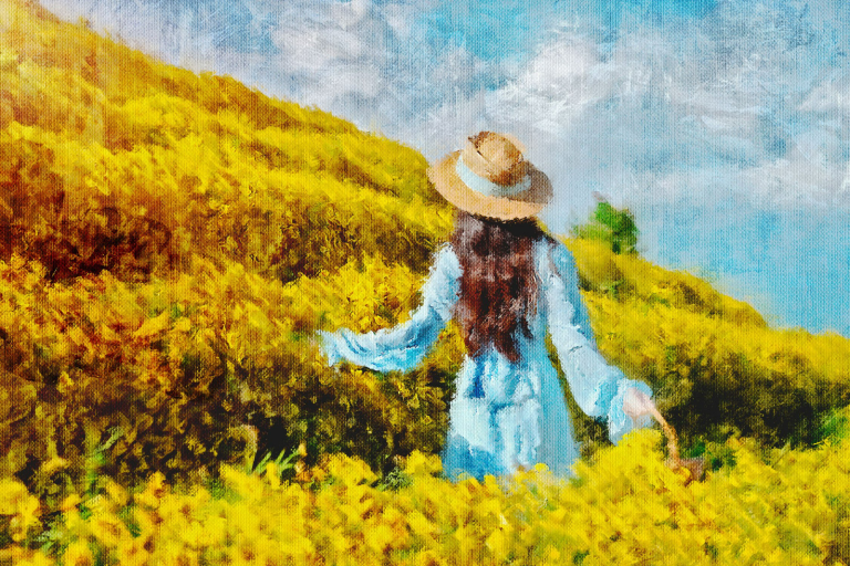 Oil Painting Photo Effect, Photoshop Effect Graphic | Supply.Family