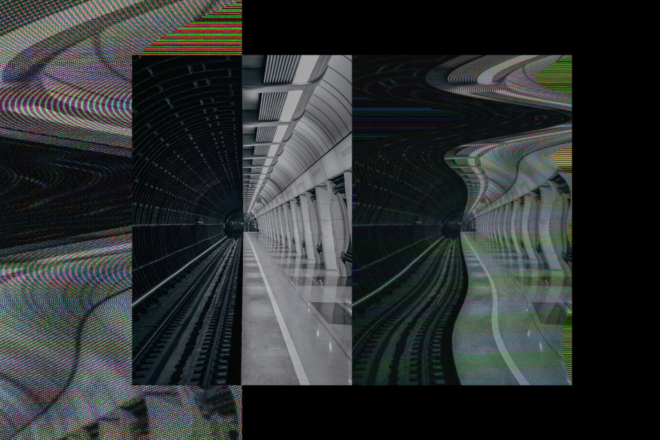 Screen Flicker Photo Effect, Photoshop Effect Graphic | Supply.Family