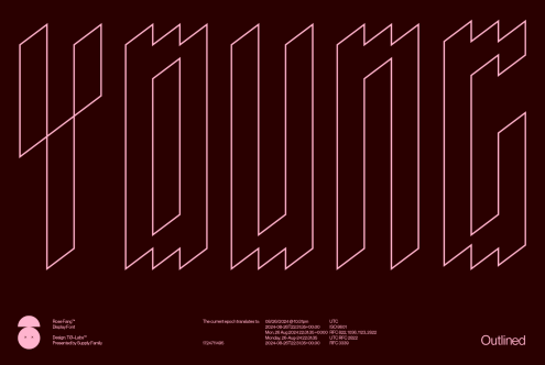 Rose Fang, Display Font | Supply.Family