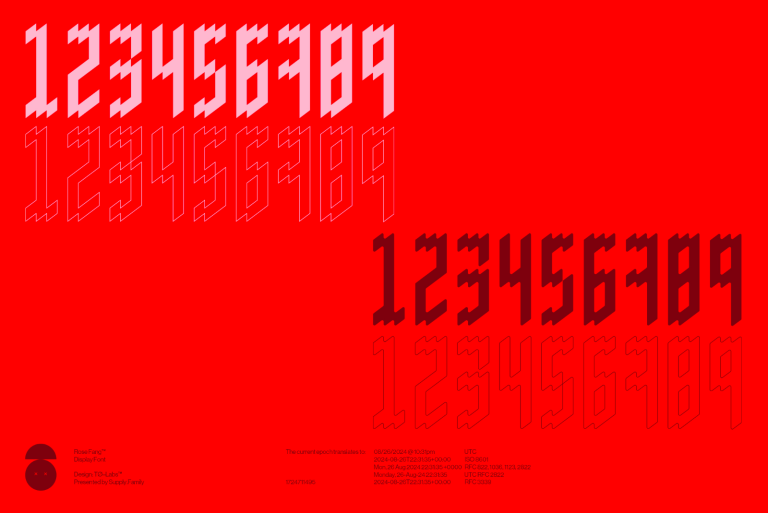 Rose Fang™, Display Font | Supply.Family