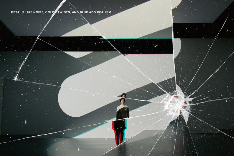 Broken Glass Photo Effect, Photoshop Effect Graphic | Supply.Family