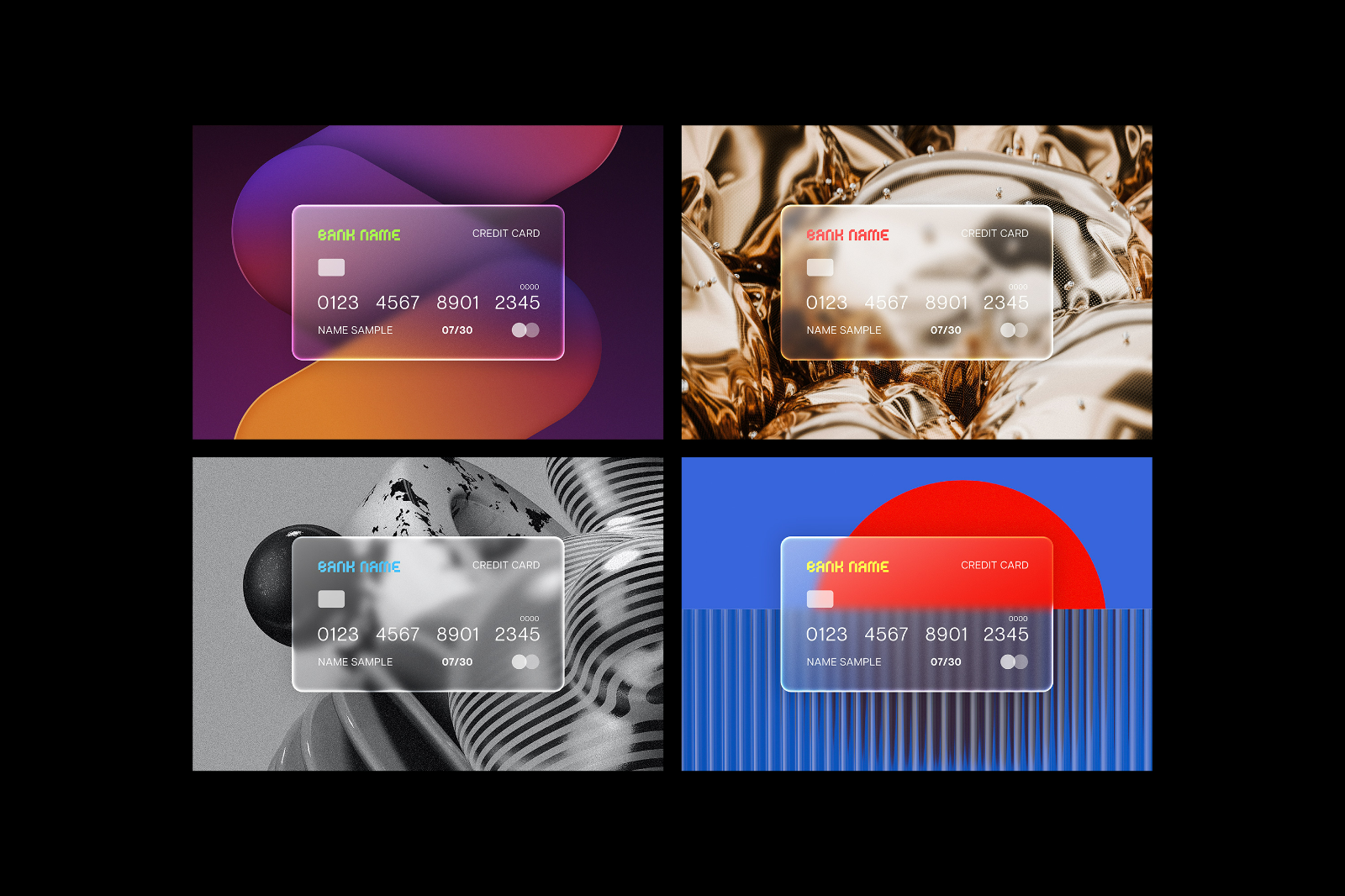 Glass Morphism Frosted Effects, Photoshop Effect Graphic | Supply.Family