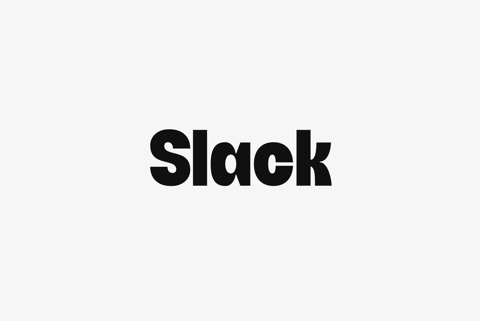 Slack, Display Font | Supply.Family
