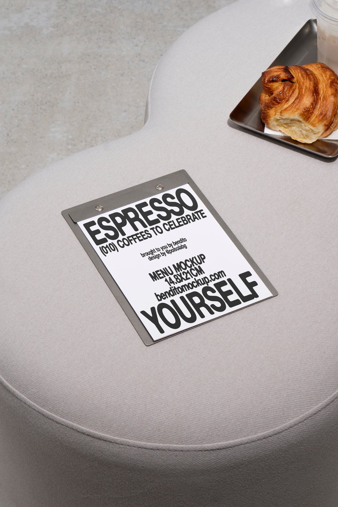 Menu EY Mockup, Print Mockup | Supply.Family