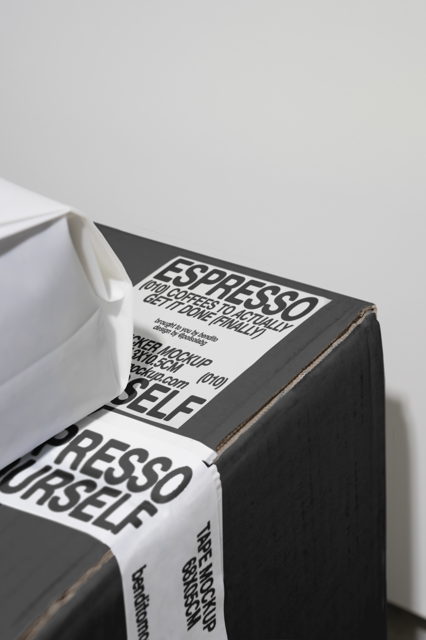 Sticker EY Mockup, Packaging Mockup | Supply.Family