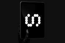 Robot Hand iPad Pro Mockup 01, Tech Mockup | Supply.Family