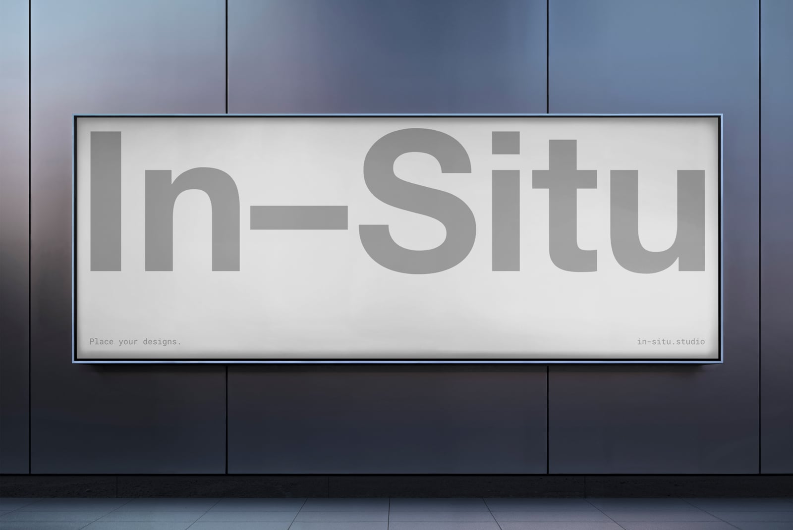 Billboard Mockup In–Situ–022, Outdoor Mockup | Supply.Family