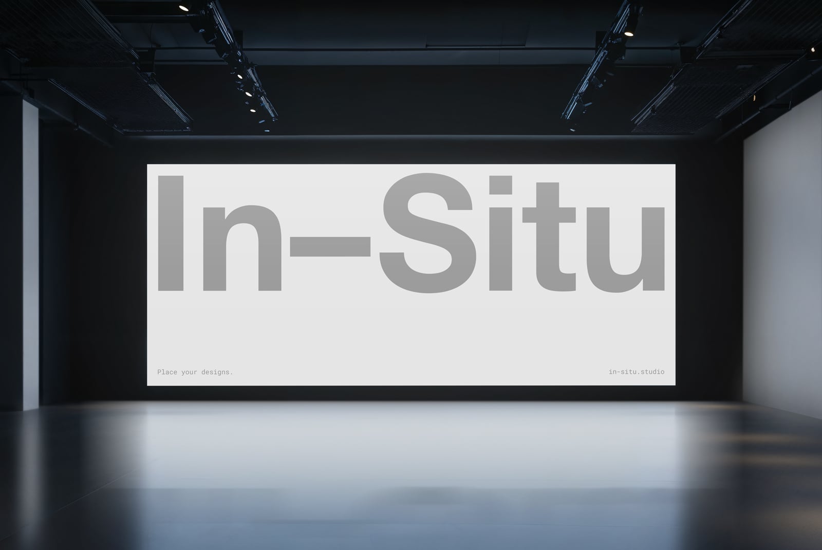 Large Screen Mockup In–Situ–026, Large Screen Mockup | Supply.Family