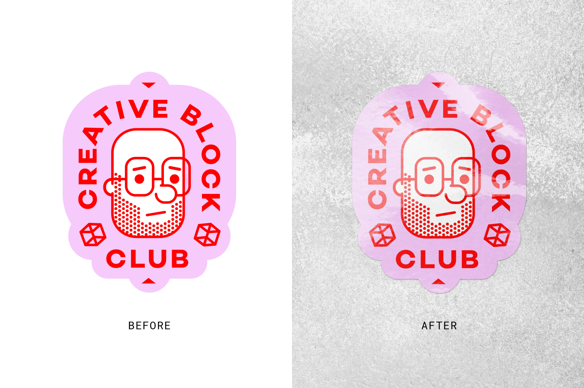 Custom Shape Sticker Mockup, Object Mockup | Supply.Family