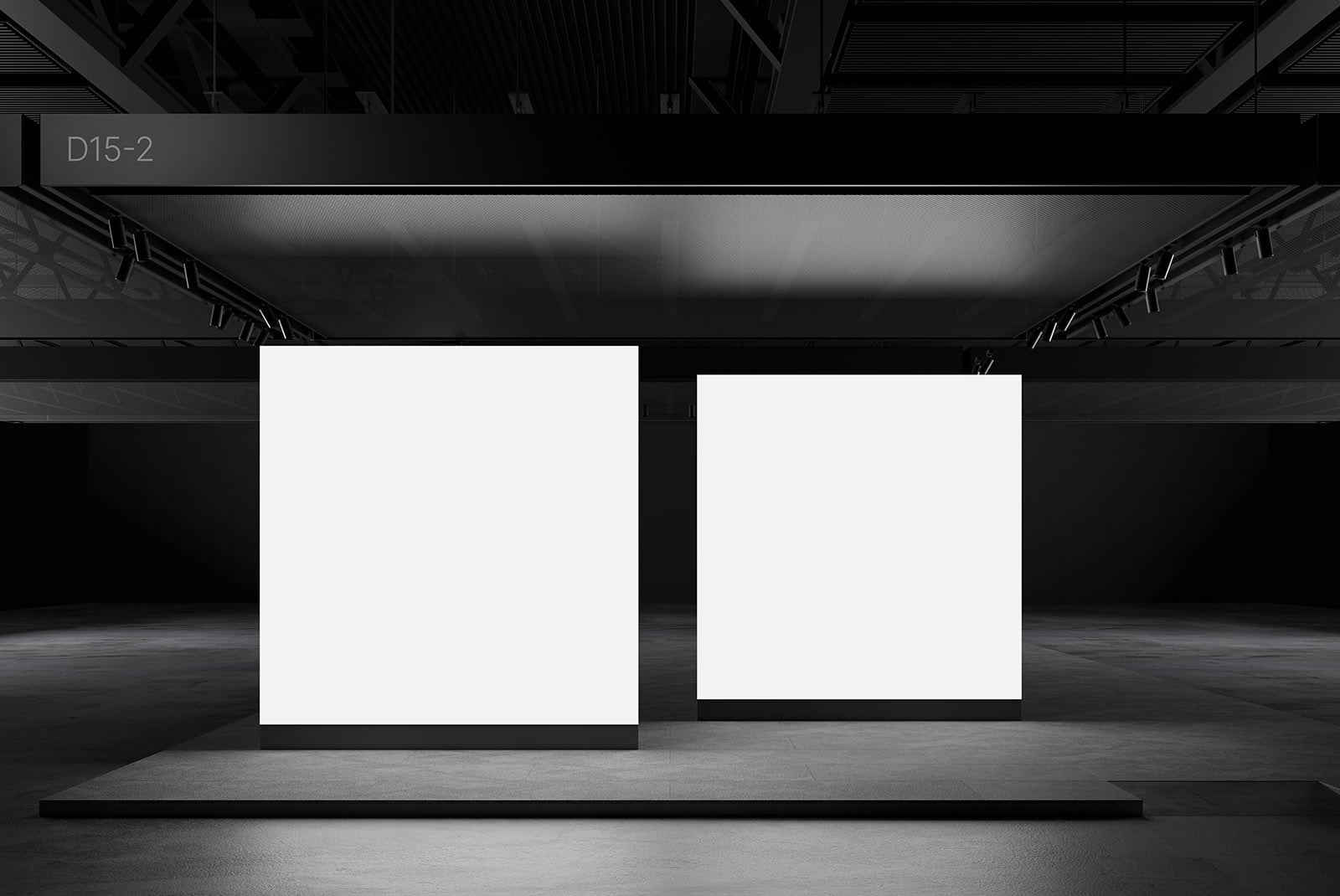 Expo Booth Mockup, Large Screen Mockup | Supply.Family