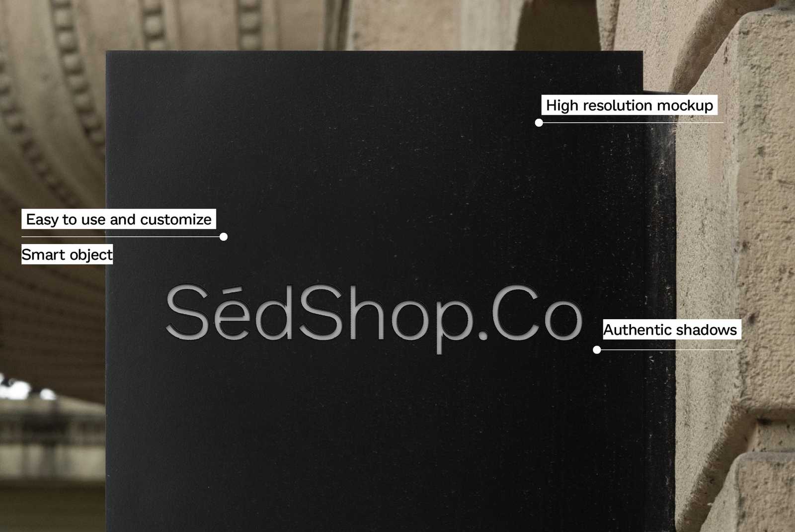 Sign Mockup S007-014, Outdoor Mockup | Supply.Family