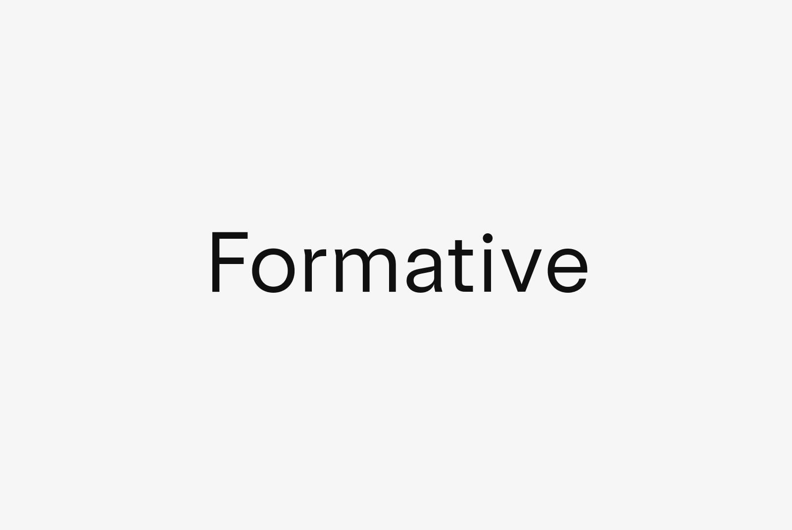 Formative, Sans Serif Font | Supply.Family