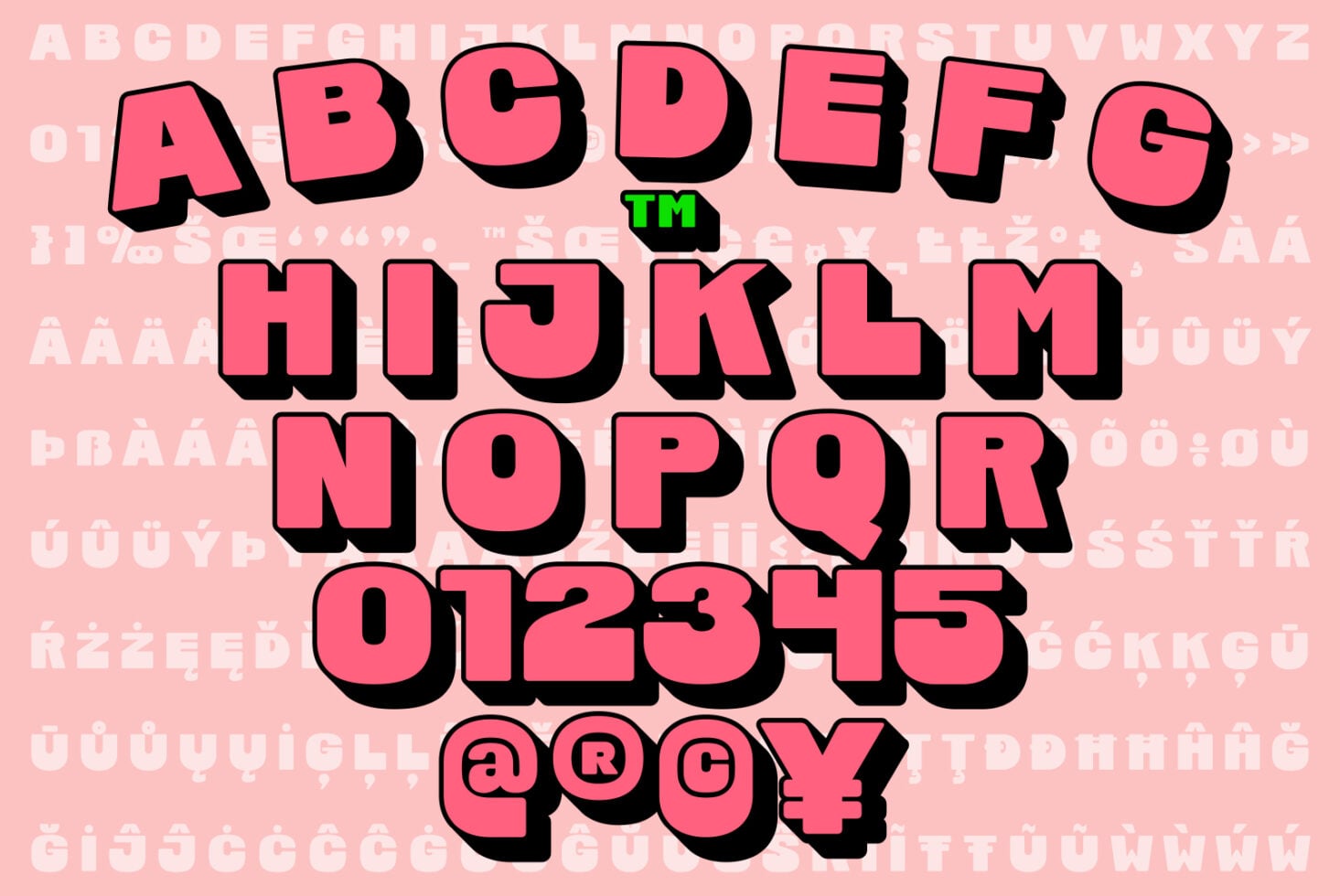 Ft Buck Shadow Font, Display Font | Supply.Family