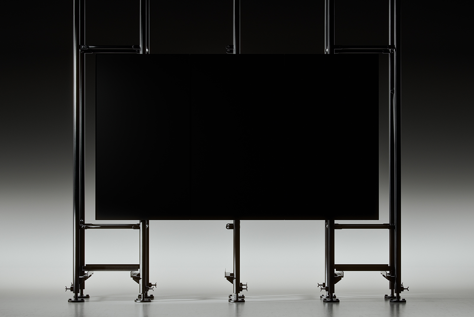 Vertical Displays (Triple) – 2, Large Screen Mockup | Supply.Family