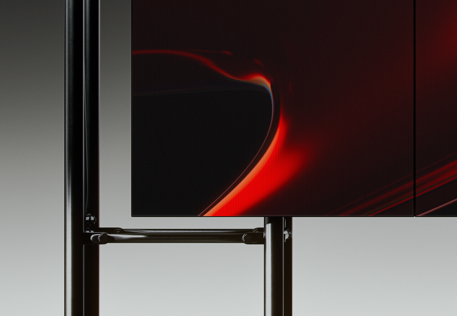 Vertical Displays (Triple) – 2, Large Screen Mockup | Supply.Family