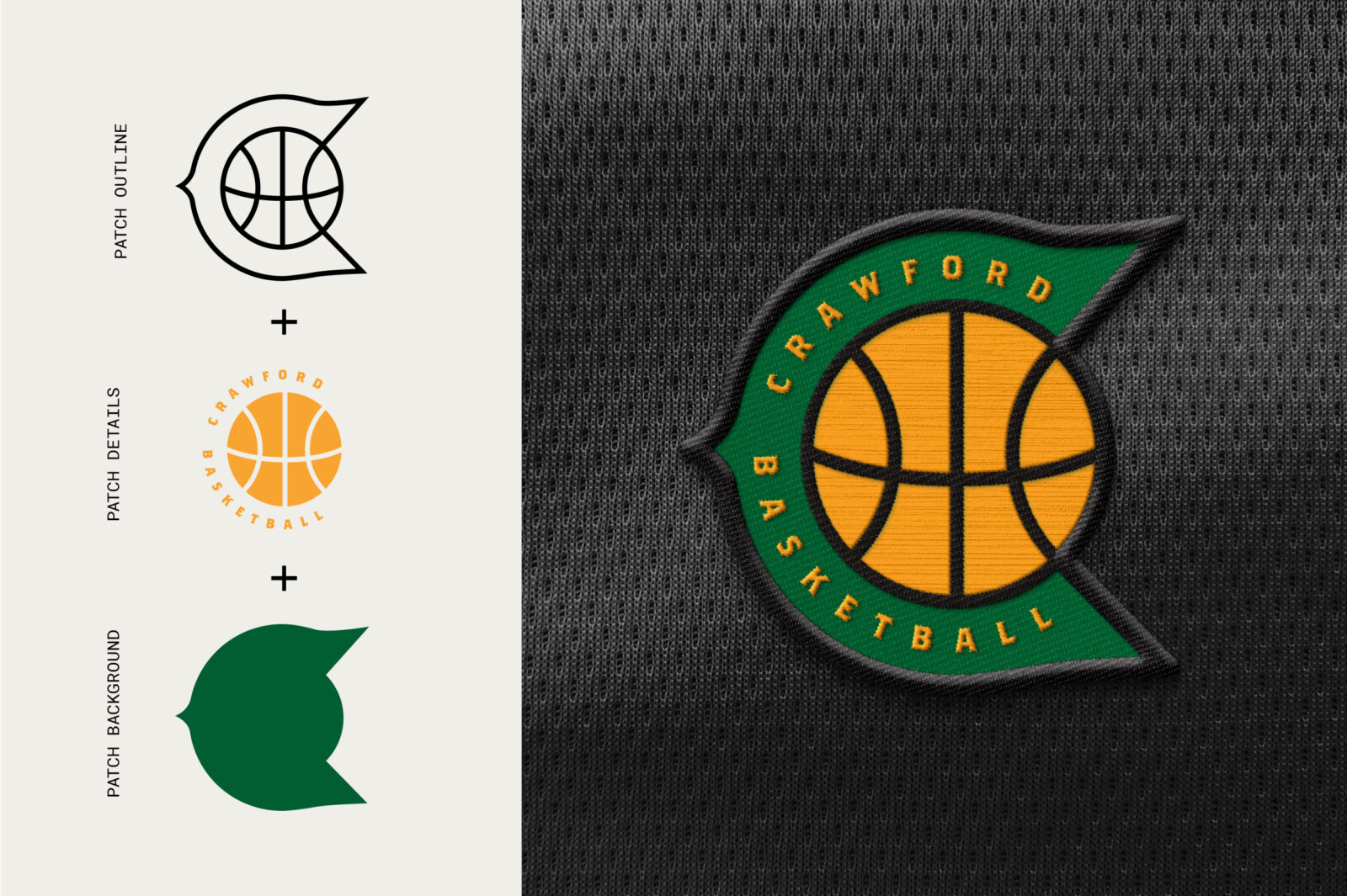 Custom Shape Embroidery Patch Mockup, Apparel Mockup | Supply.Family