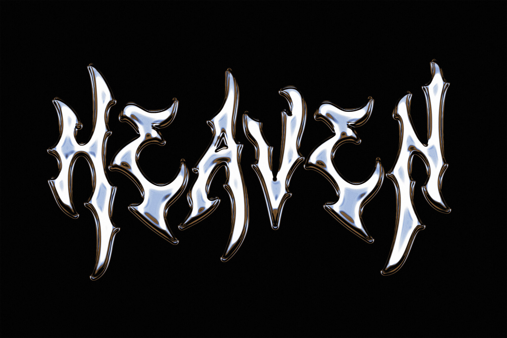 Metal Chrome Text & Logo Effect, Photoshop Effect Graphic | Supply.Family