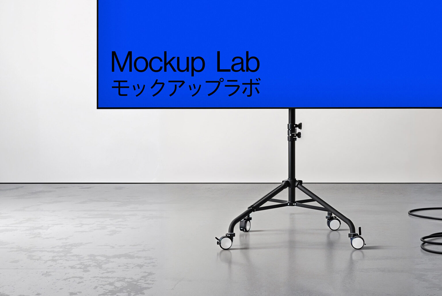 Screen 02ML Mockup, Large Screen Mockup | Supply.Family