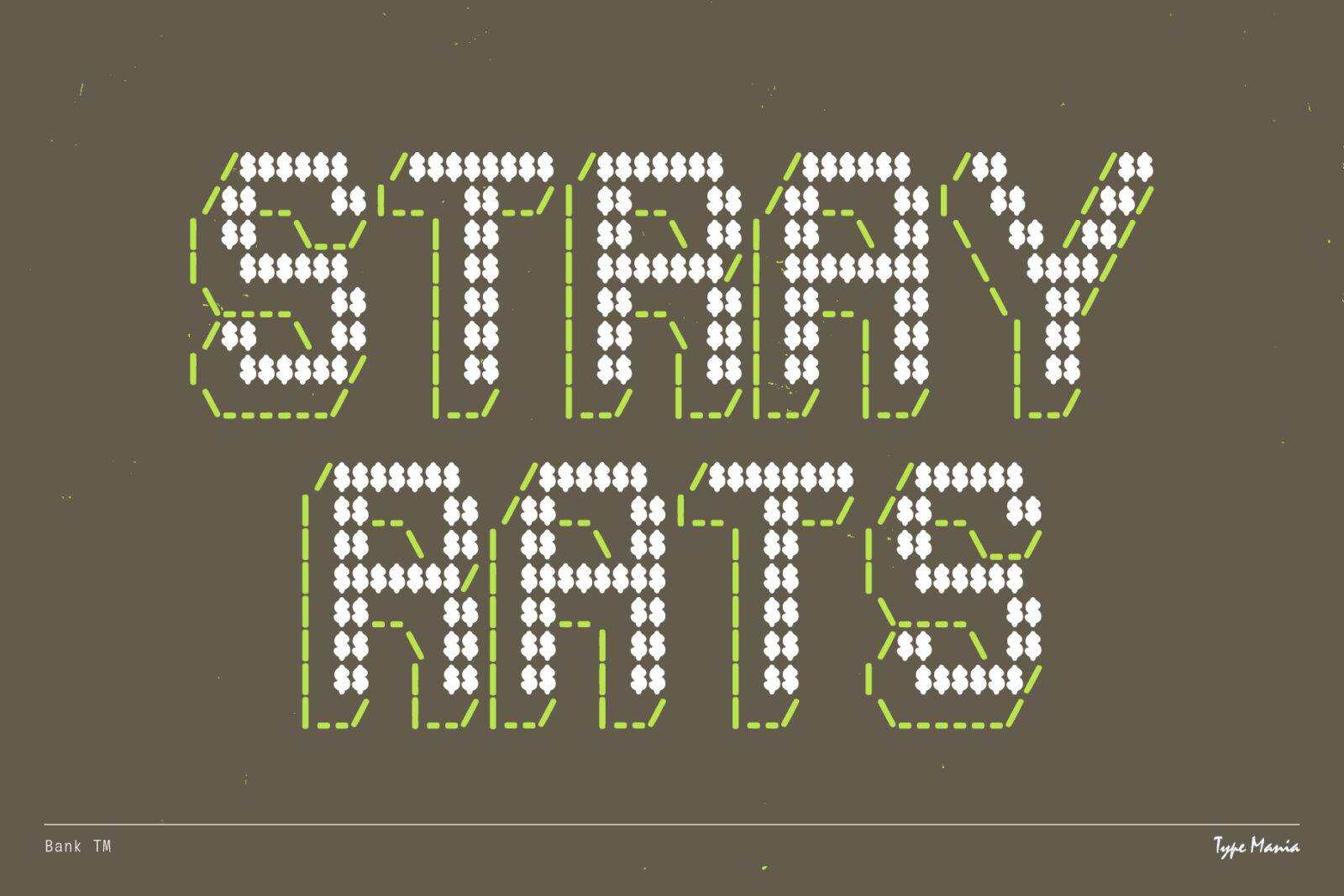 Bank TM, Display Font | Supply.Family