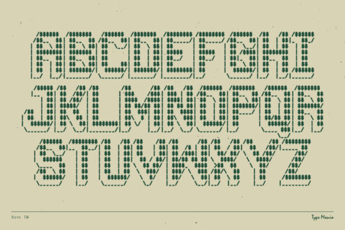 Bank TM, Display Font | Supply.Family