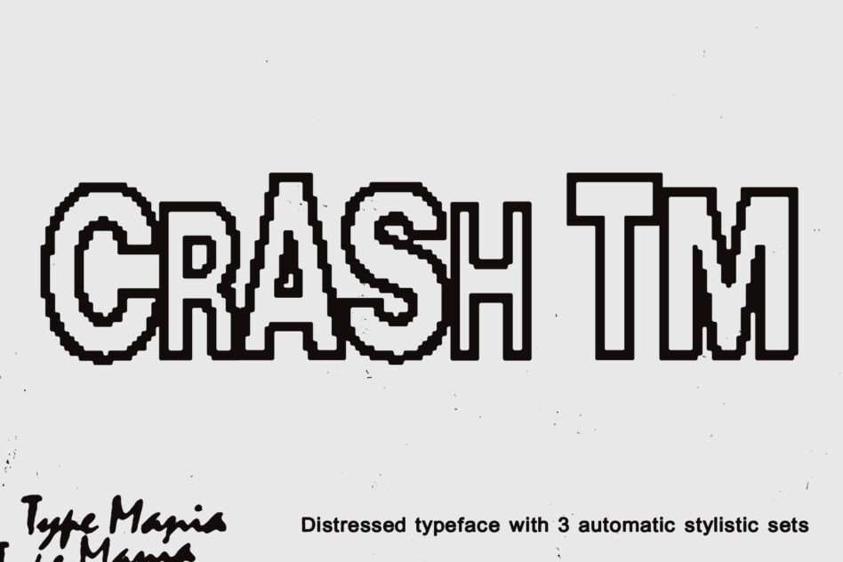 Crash TM, Sans Serif Font | Supply.Family
