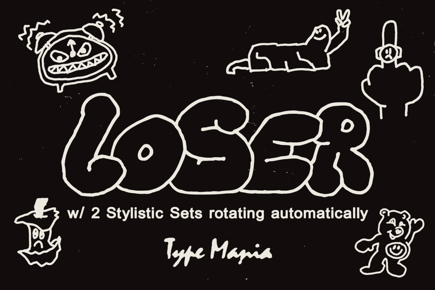 Loser TM, Handwritten Font | Supply.Family