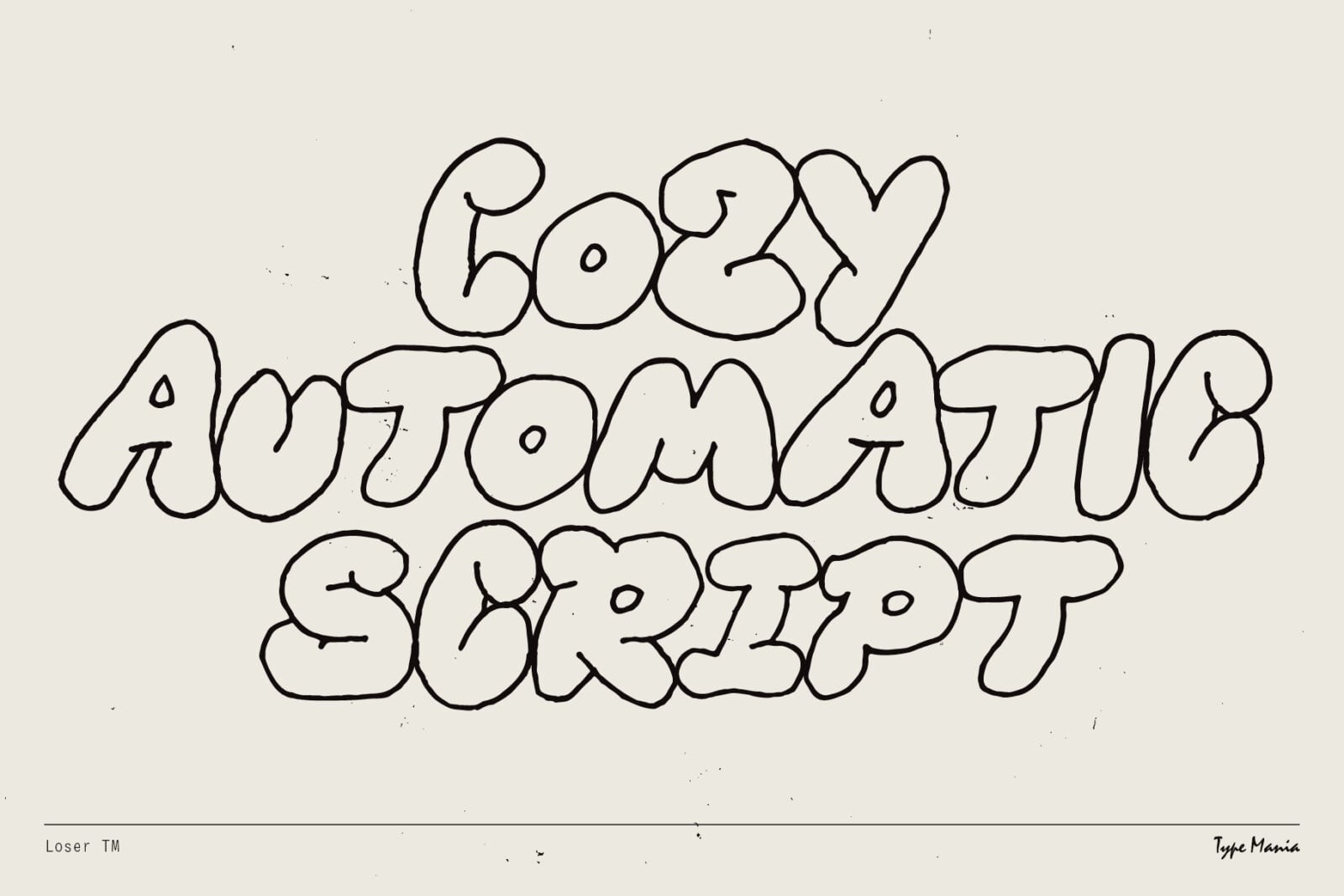 Loser TM, Handwritten Font | Supply.Family