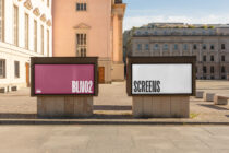 Screens Mockup BLN02, Large Screen Mockup | Supply.Family