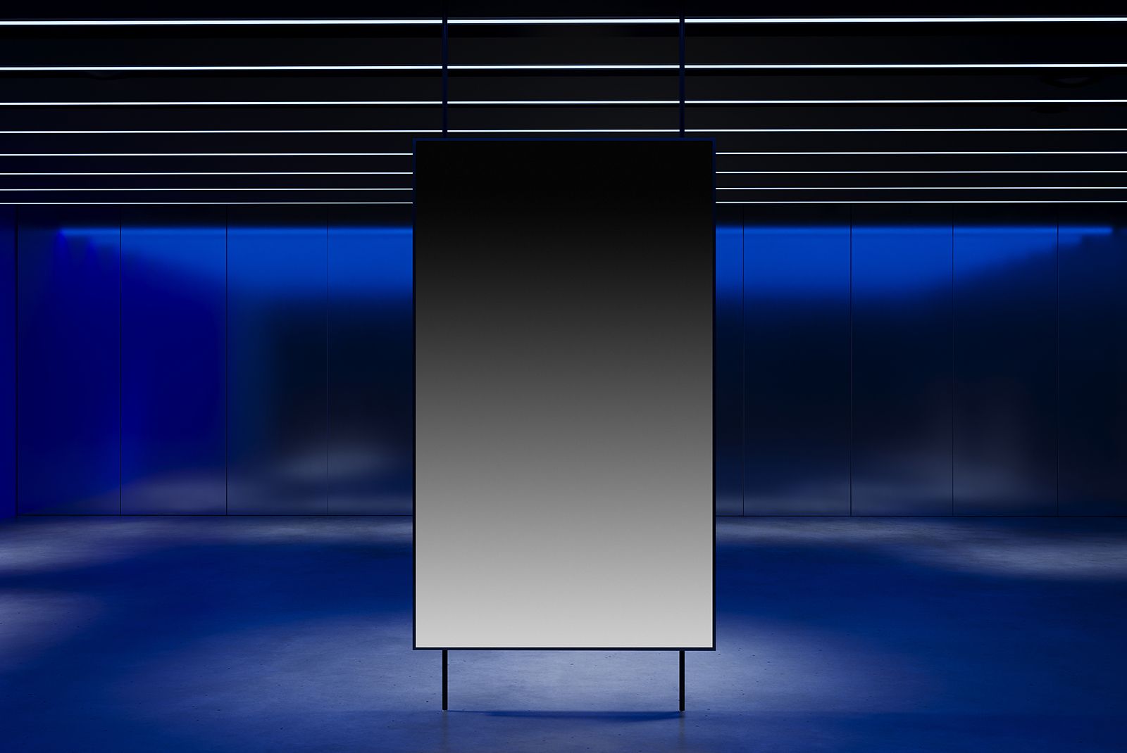 Showroom Poster Mockup 01, Large Screen Mockup | Supply.Family