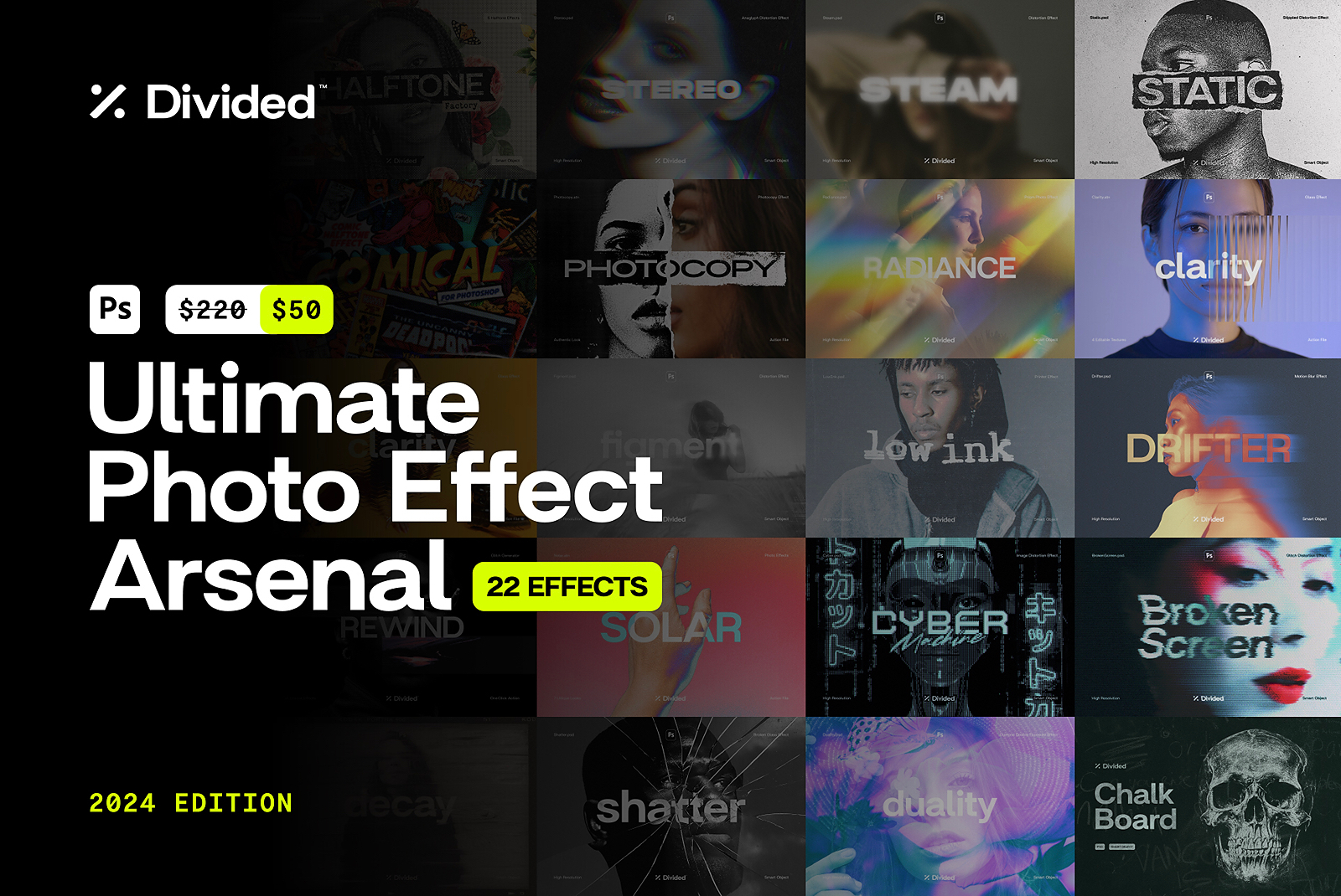 X-Ray Text Distortion Effect, Photoshop Effect Graphic | Supply.Family