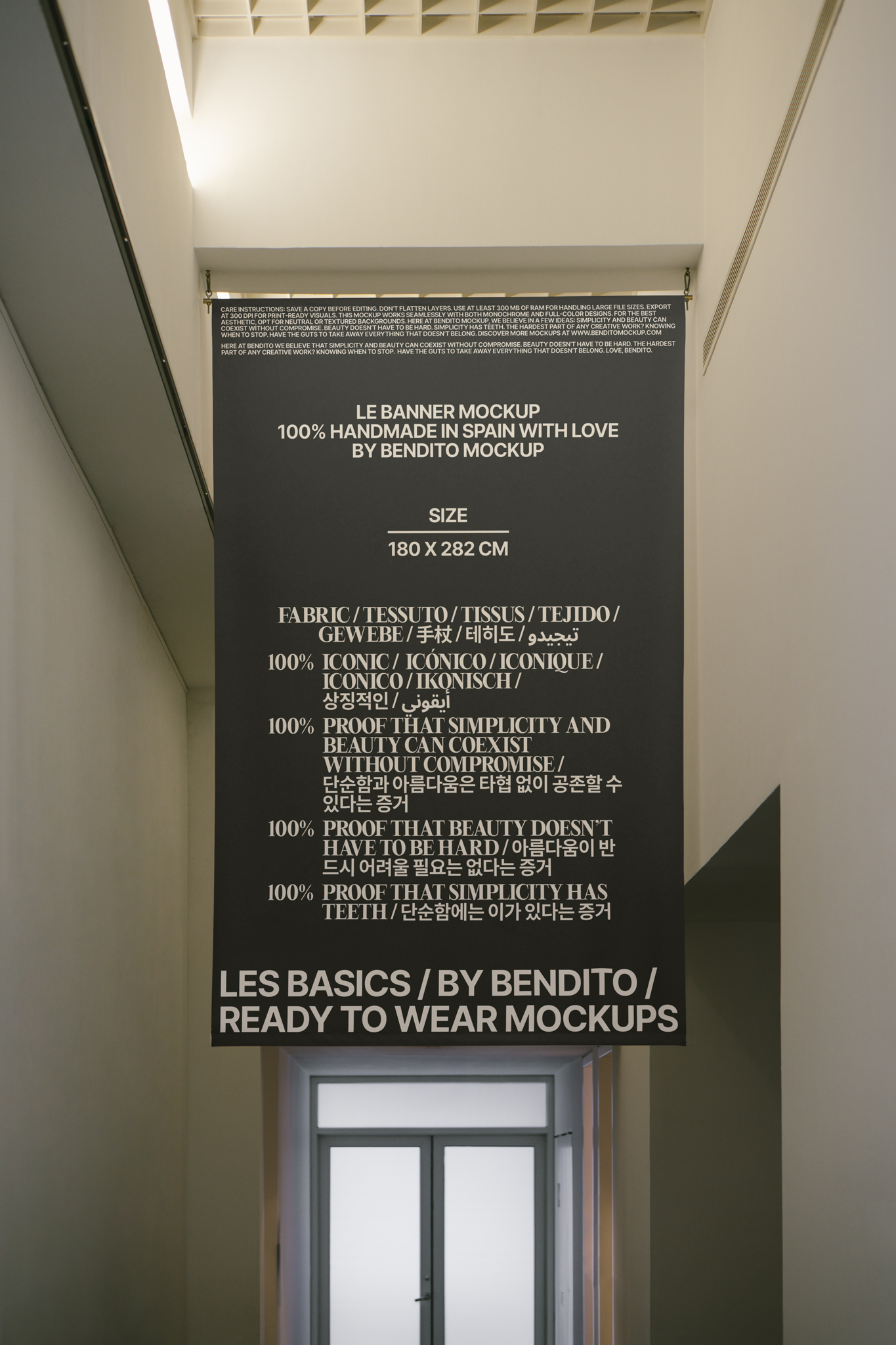 Le Banner LB25W0402 Mockup, Outdoor Mockup | Supply.Family