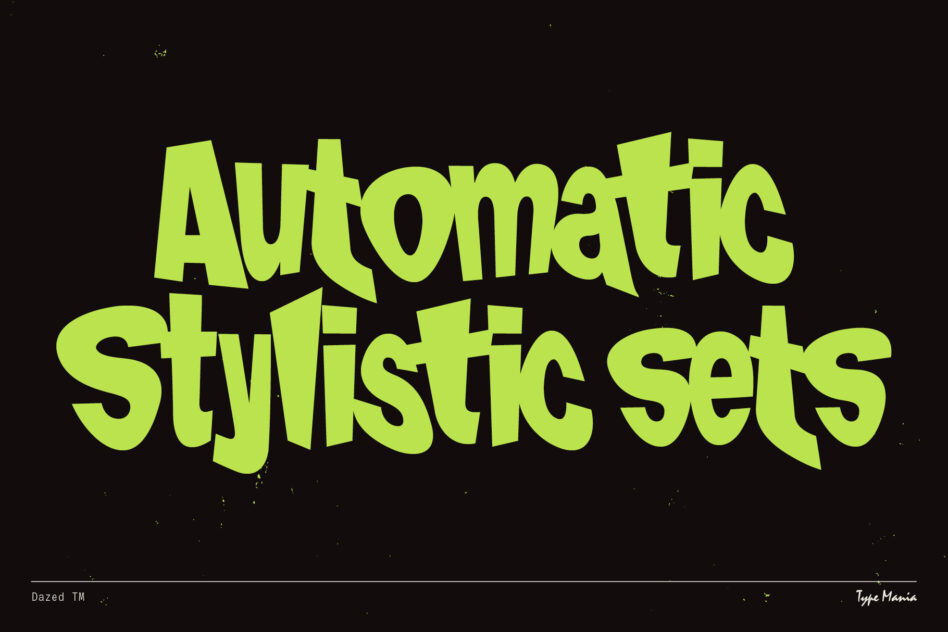 Dazed TM, Sans Serif Font | Supply.Family