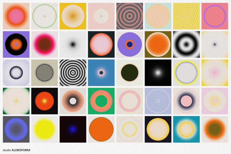 GRADIAL – 200 Radial Gradients, Texture Graphic | Supply.Family