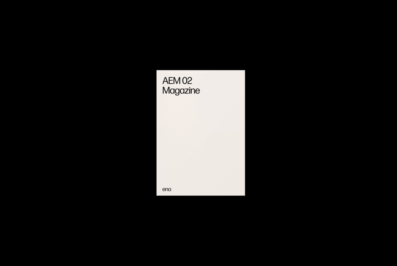 Magazine 02 — Animated Mockup, Print Mockup | Supply.Family