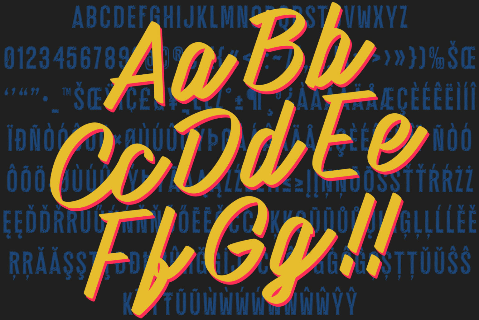 Aloha Font Duo, Handwritten Font | Supply.Family