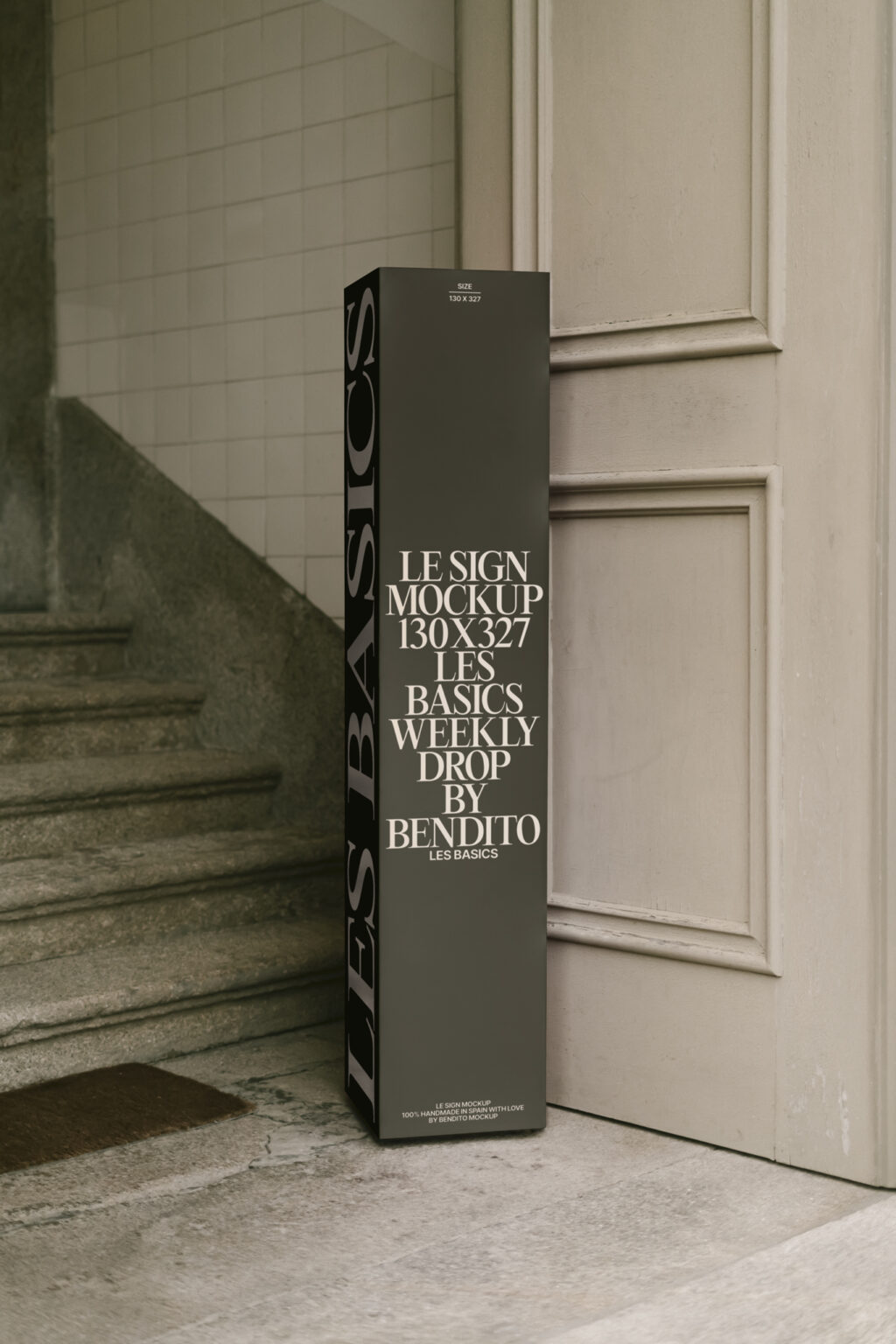 Le Sign LB25W07 Mockup, Outdoor Mockup | Supply.Family