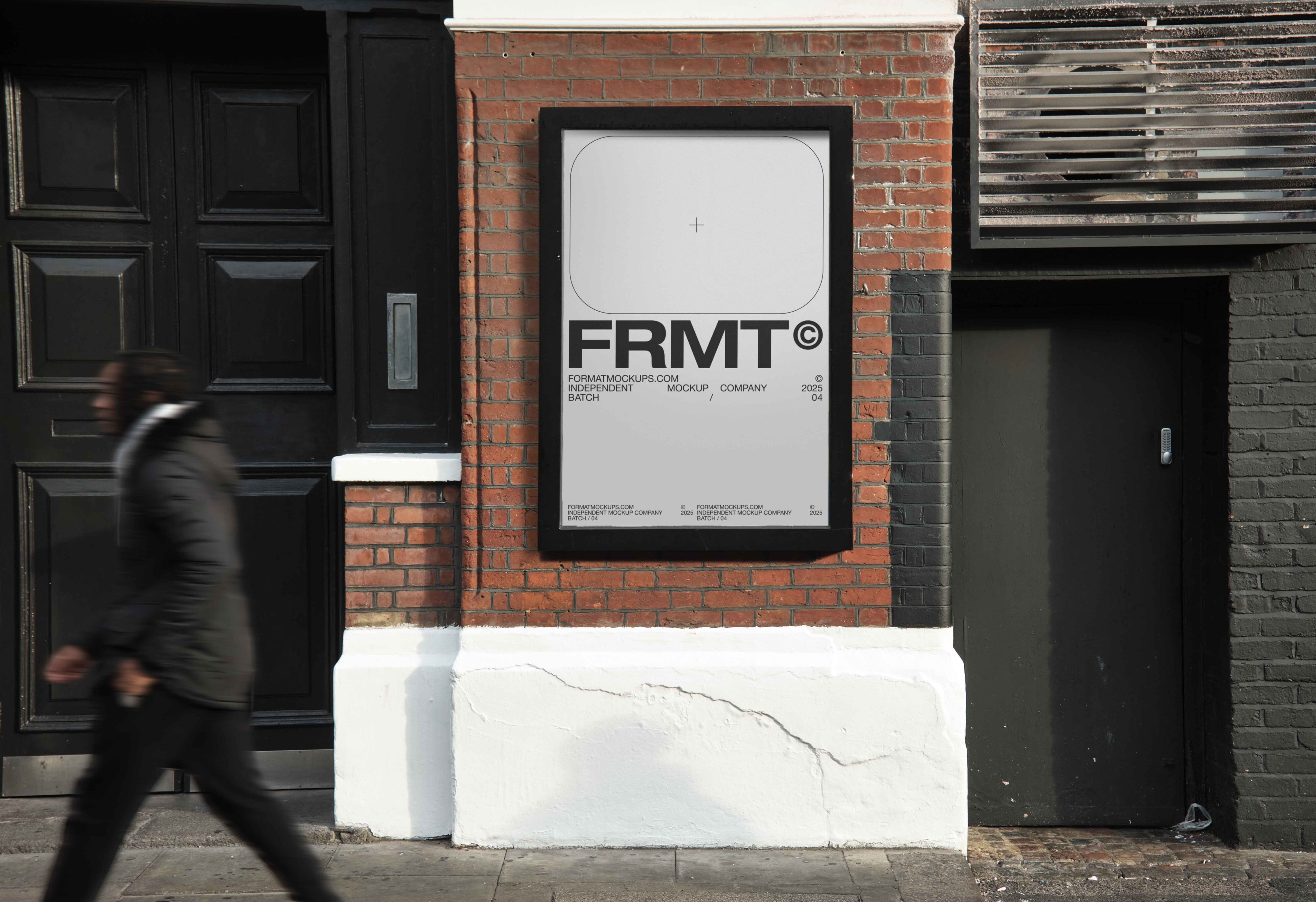 B4 POSTER MOCKUP 05, Large Screen Mockup | Supply.Family