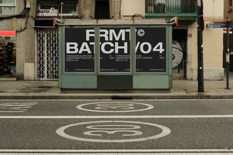 B4 SIGNAGE MOCKUP 19, Large Screen Mockup | Supply.Family