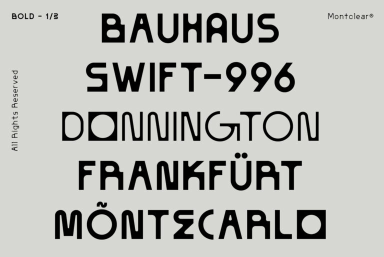 Montclear, Sans Serif Font | Supply.Family