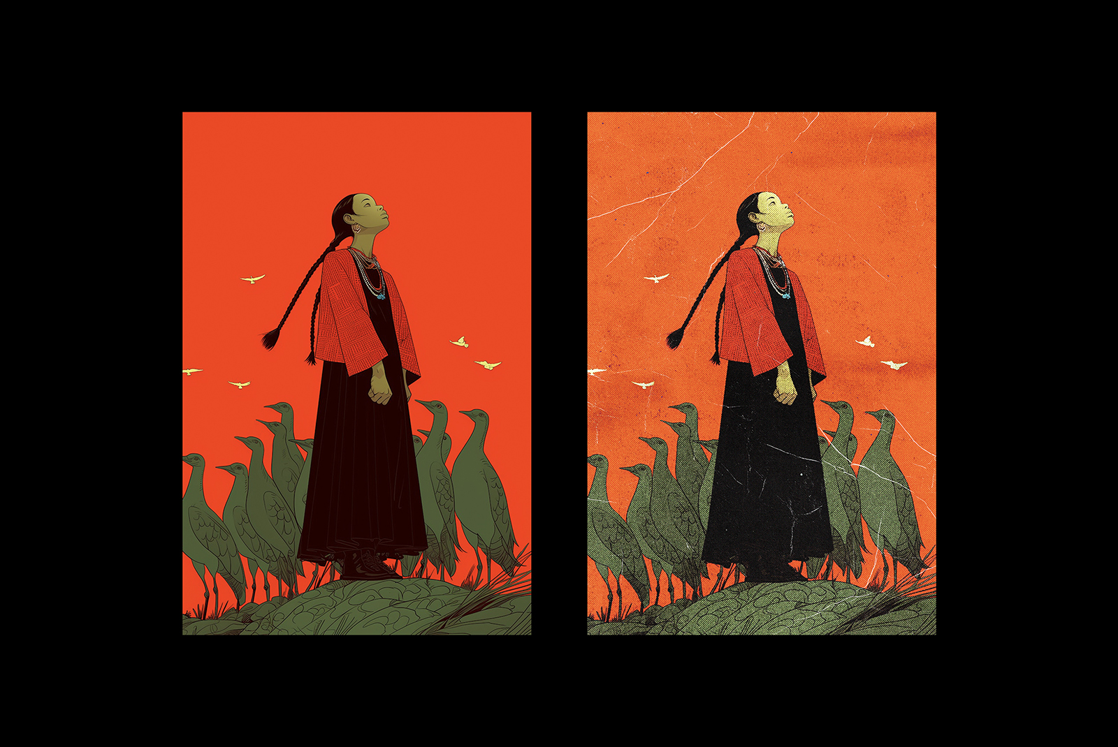 Vintage Worn Print Effect, Photoshop Effect Graphic | Supply.Family