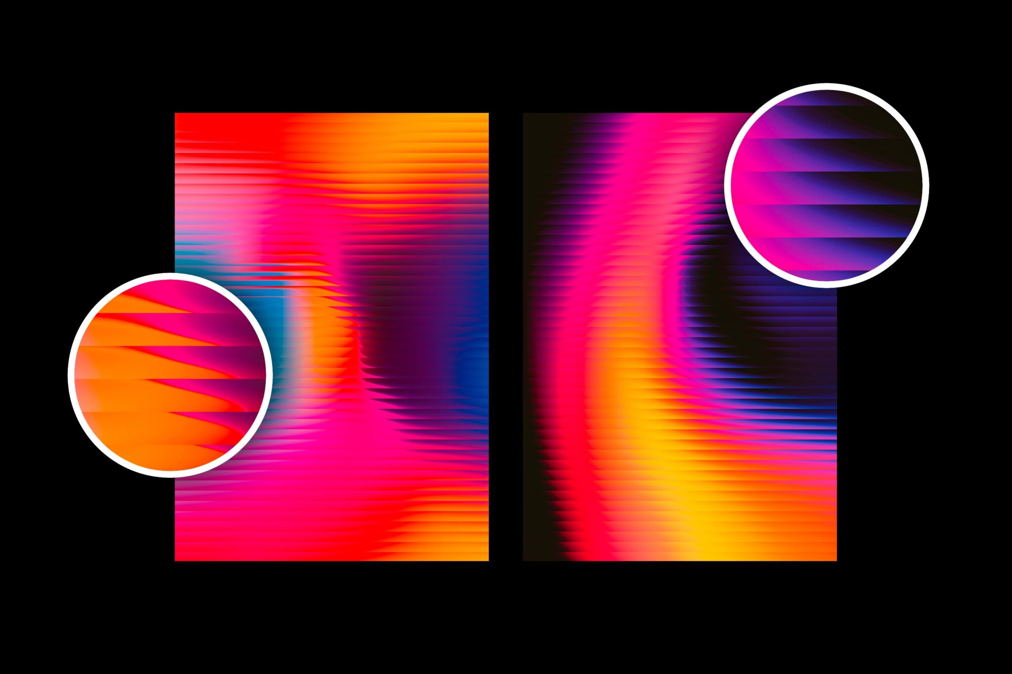 Ribbed Glass Backgrounds Collection, Texture Graphic | Supply.Family