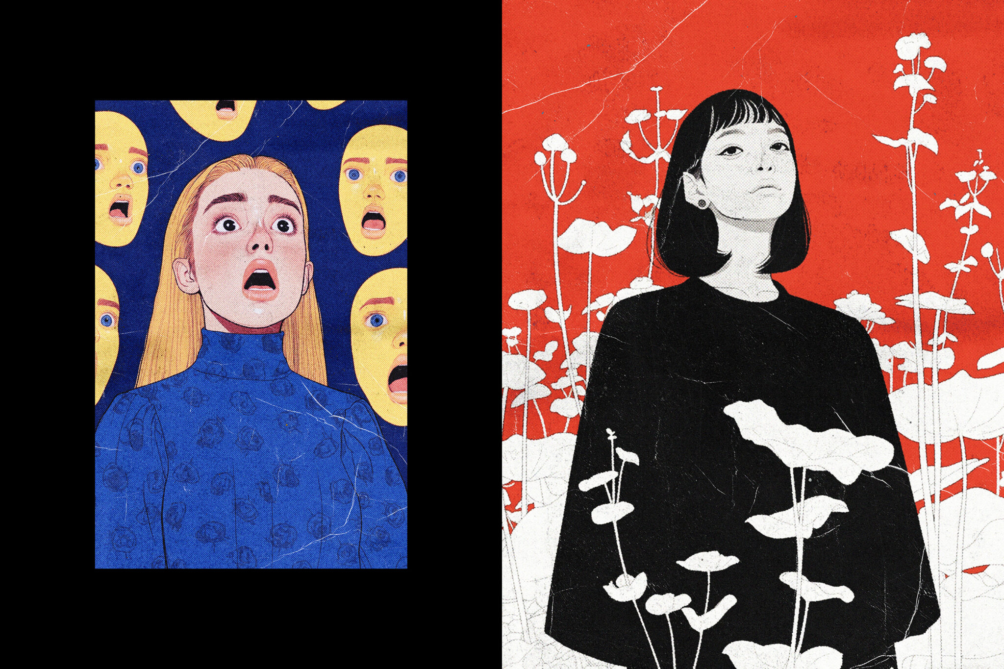 Vintage Worn Print Effect, Photoshop Effect Graphic | Supply.Family