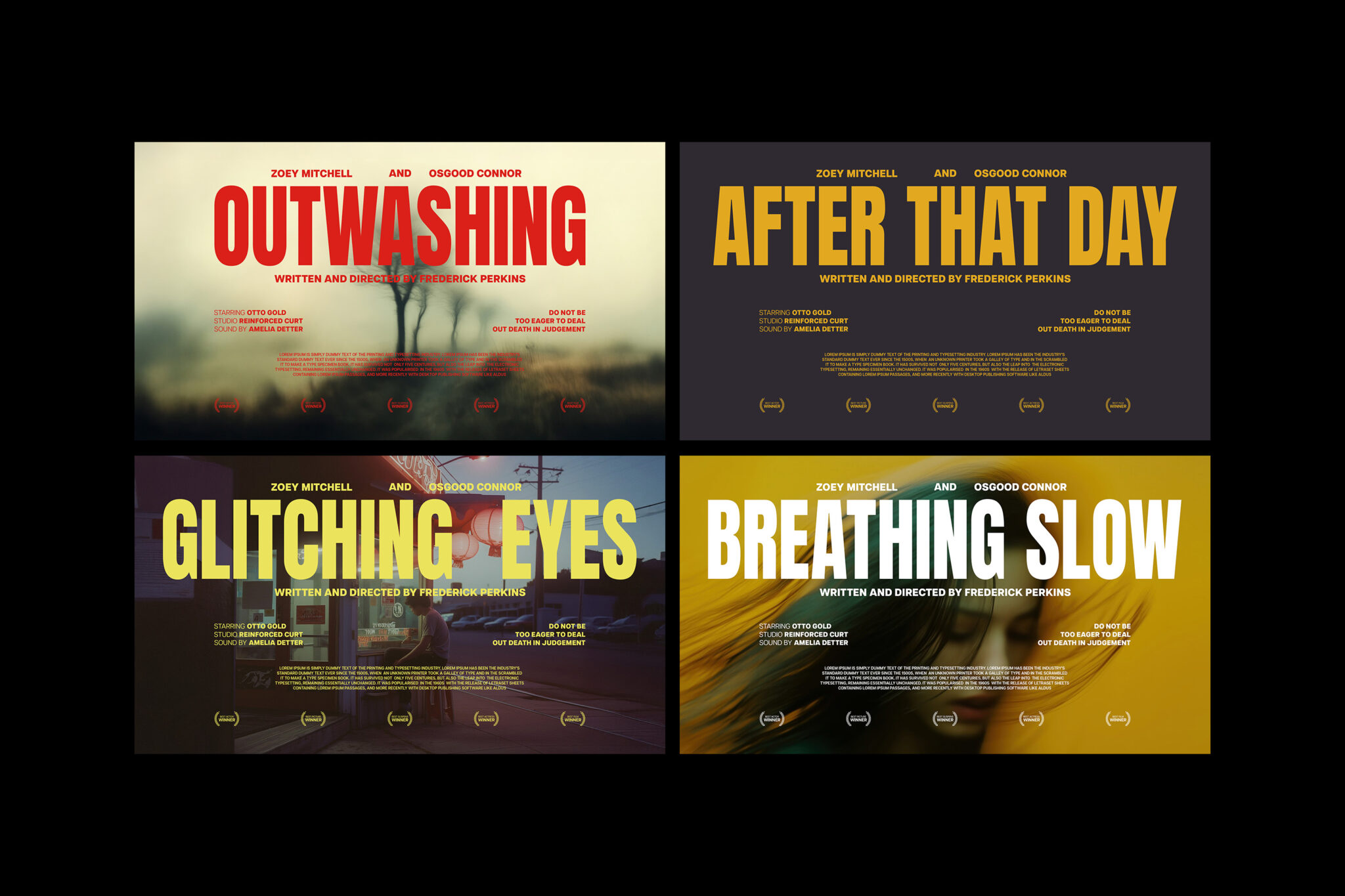 Film Titles Collection, Photoshop Effect Graphic | Supply.Family