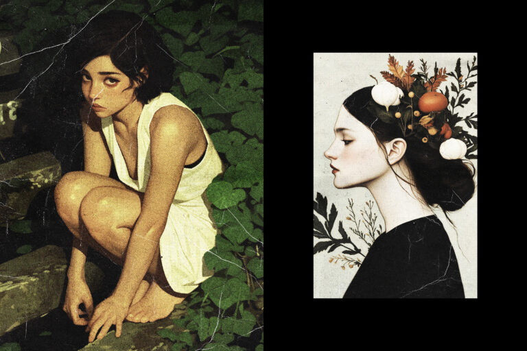 Vintage Worn Print Effect, Photoshop Effect Graphic | Supply.Family