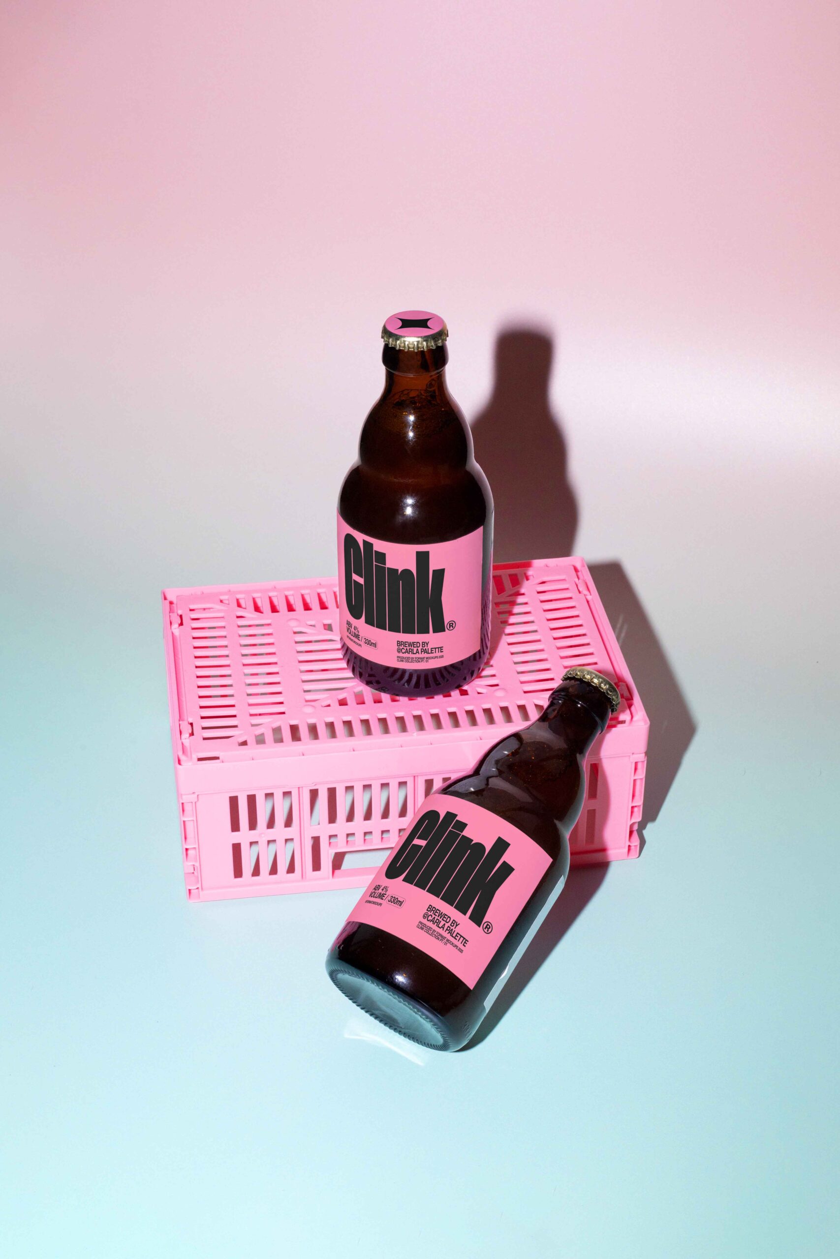 CLINK PT 2 BEER BOTTLE MOCKUP 01, Object Mockup | Supply.Family