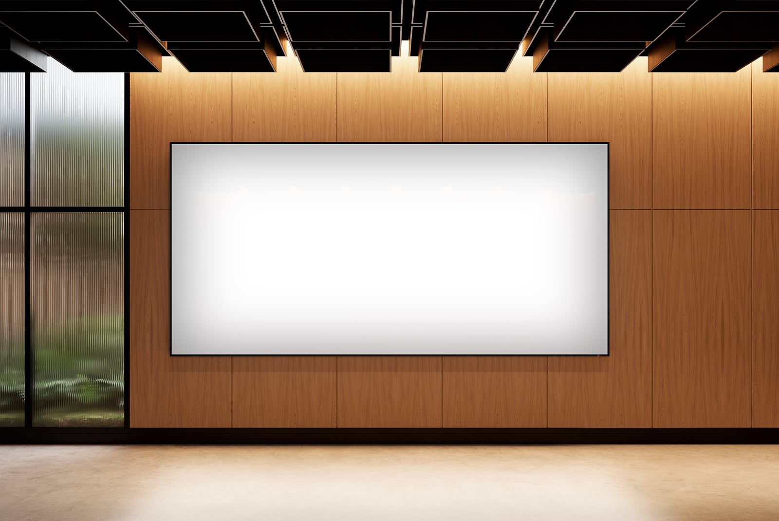 Atrium Screen Mockup 004, Large Screen Mockup | Supply.Family